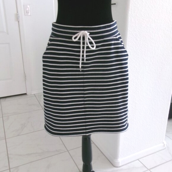 Talbots | Skirts | T By Talbots Sparkly Striped Nautical Vibe French ...